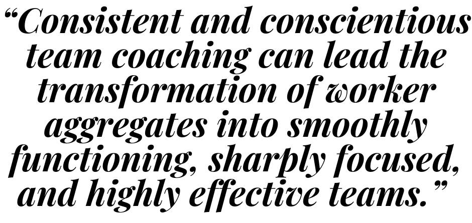 Team Coaching: What it is and how it works, in a nutshell - Bay Area ...